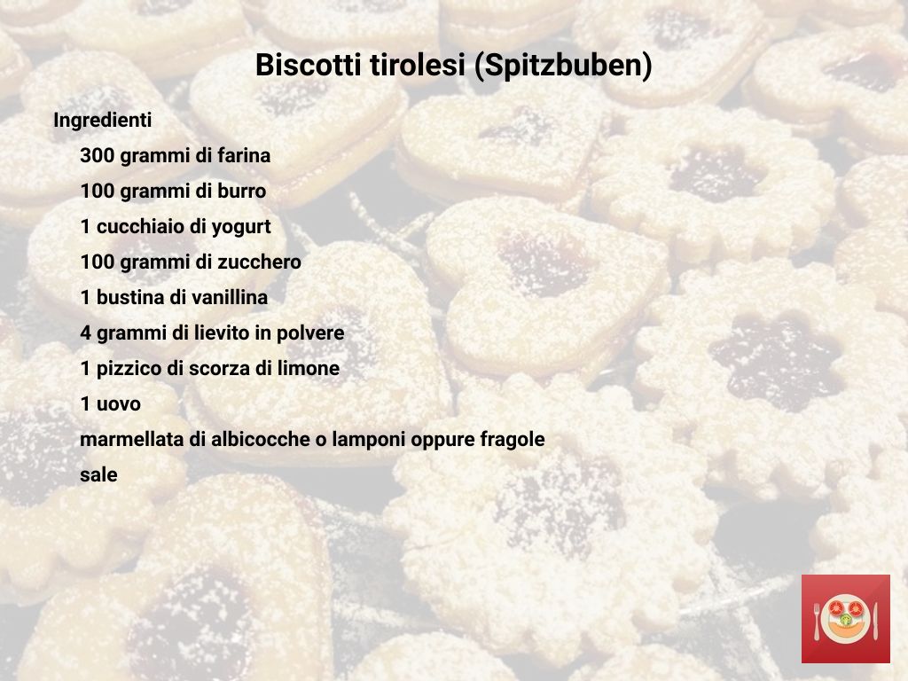 Biscotti tirolesi (Spitzbuben)